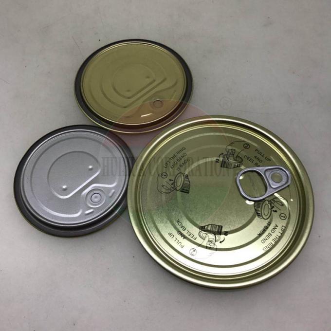 401 99mm EOE Tinplate Easy Open Lid Ends For Tin Can