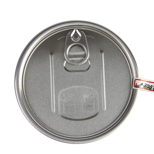 Easy Open Food Can Lid 307# Aluminum Peel Off Ends