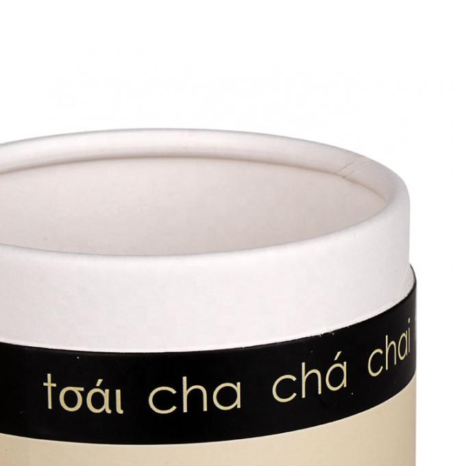 Full Color Printed Large Green Paper Tube Container Cylinder Cardboard ...