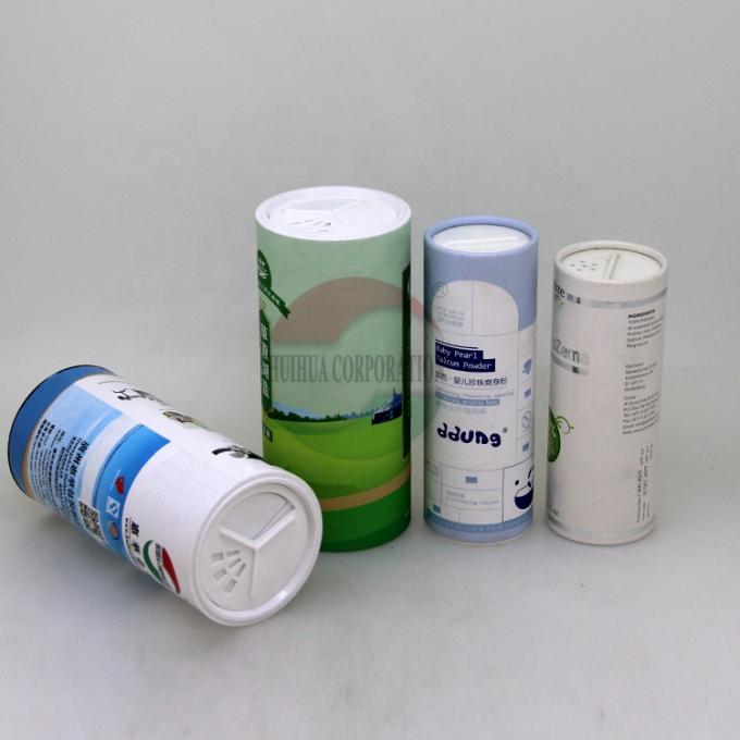 Plastic Sifter Paper Tube Box Salt Packaging Cardboard Shaker Lid ...