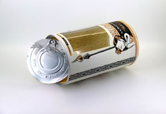 Eco Friendly Brown Kraft Paper Cans Packaging With Sponge For Cosmetics