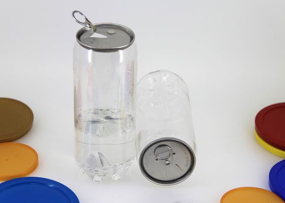 Customized Air - proof transparent soft drink Beverage Cans , PET ...