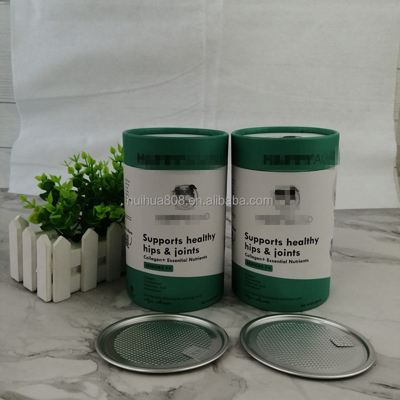 Eco Friendly Airtight Paper Composite Cans Food Storage Containers With ...