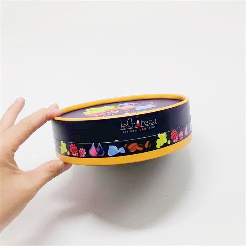 153mm Diameter Paper Cans Packaging Colorful Round Paper Board Luxury ...