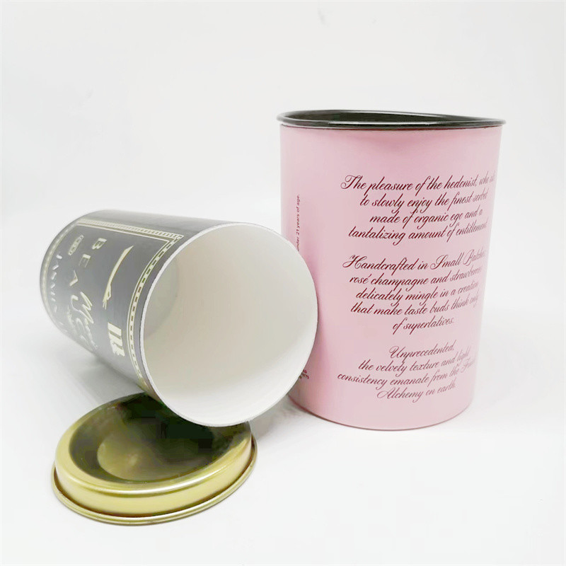 Composite Cylinder White Cardboard Paper Tube Ice Cream Cold Food ...