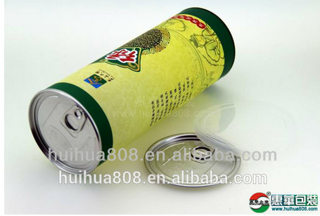 Labeling Color Kraft Paper Tube Packaging , Paper Tube Containers CMYK ...