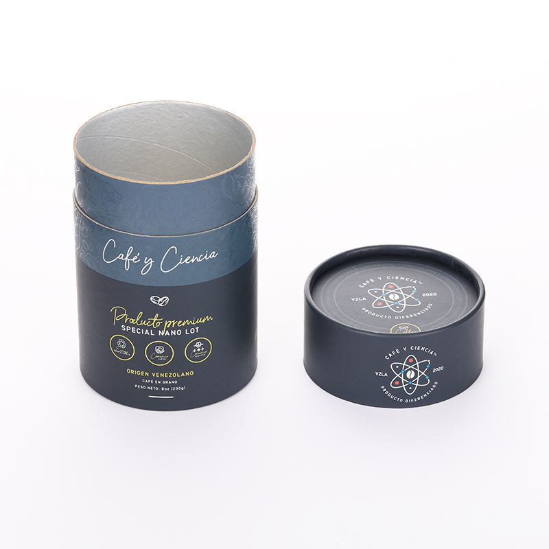 99MM Food Grade Paper Cans Packaging Powder Tea Coffee Bean Oats Paper ...