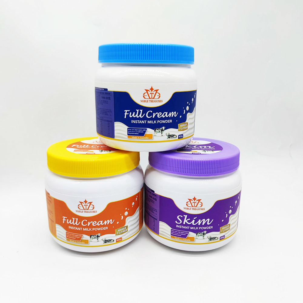 400g Goat Skimmed Baby Milk Powder Jar Recycled Plastic PET Protein ...