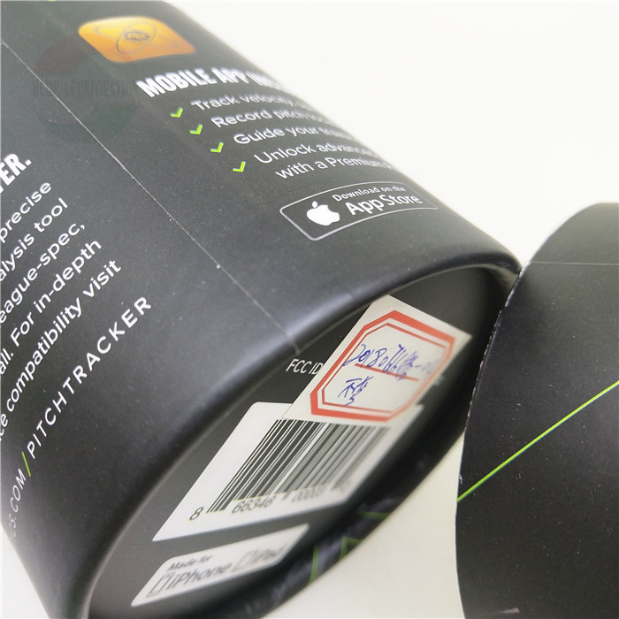 CMYK Color Printing Soft Ball Paper Tube Packaging / Cardboard Tube Boxes