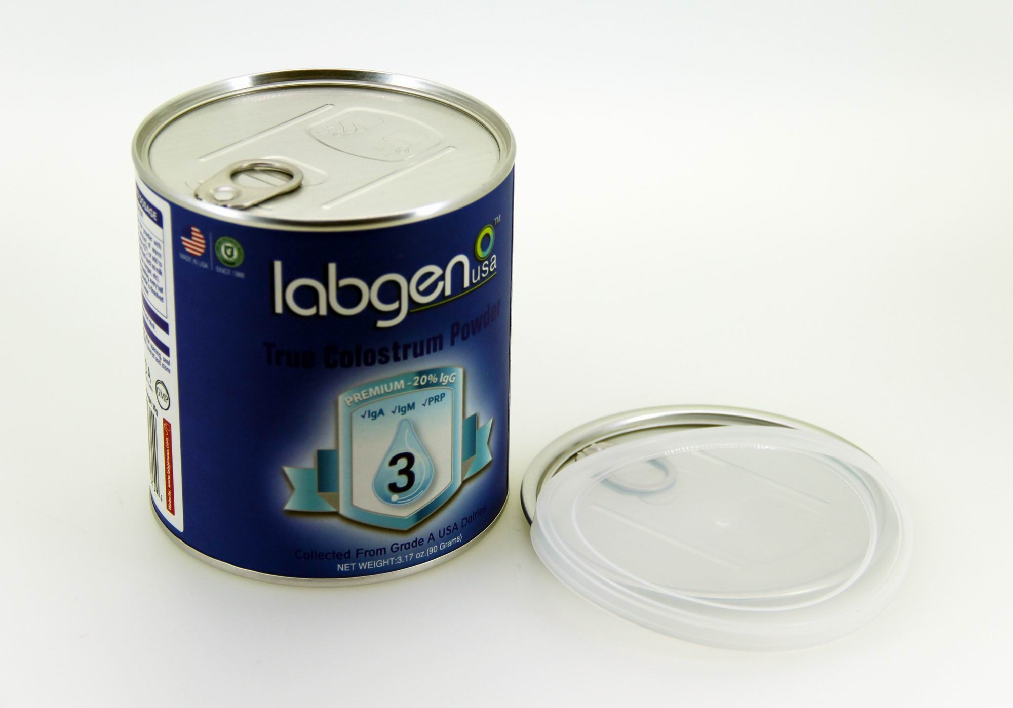 UV Coating Easy Open End Cardboard Paper Composite Cans For Daily Foods ...