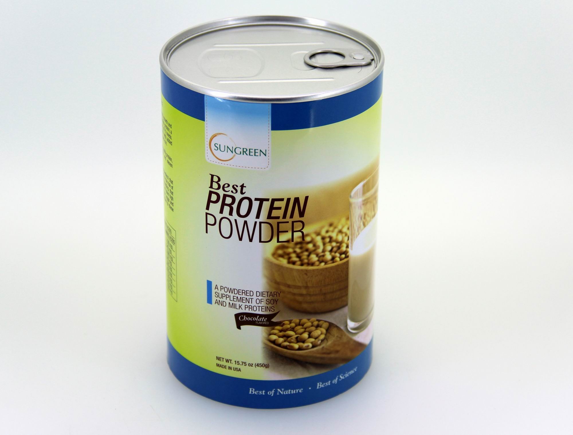 UV Coating Easy Open End Cardboard Paper Composite Cans For Daily Foods ...