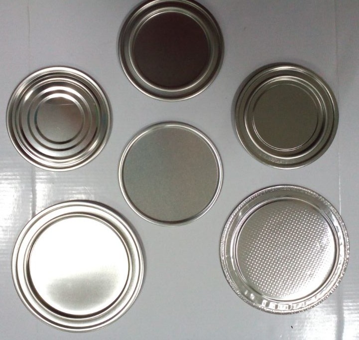 Air - proof Convex Surface 211# Metal Can Bottom 65 mm for Paper Tube Box