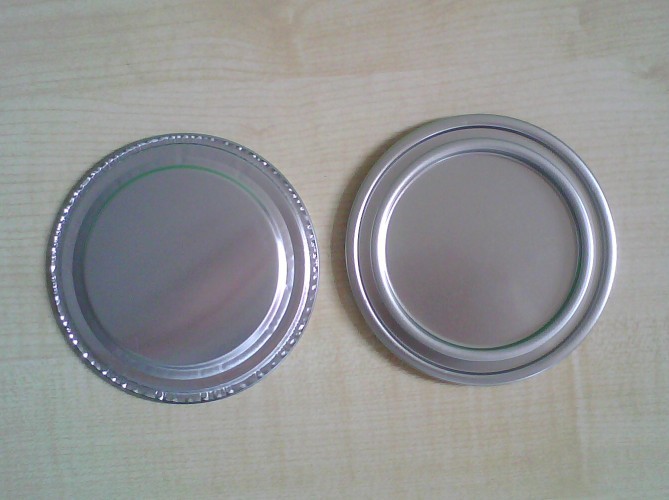 Environmental Alumium Foil Lining Strech Lid tin Can Bottom for Spice ...