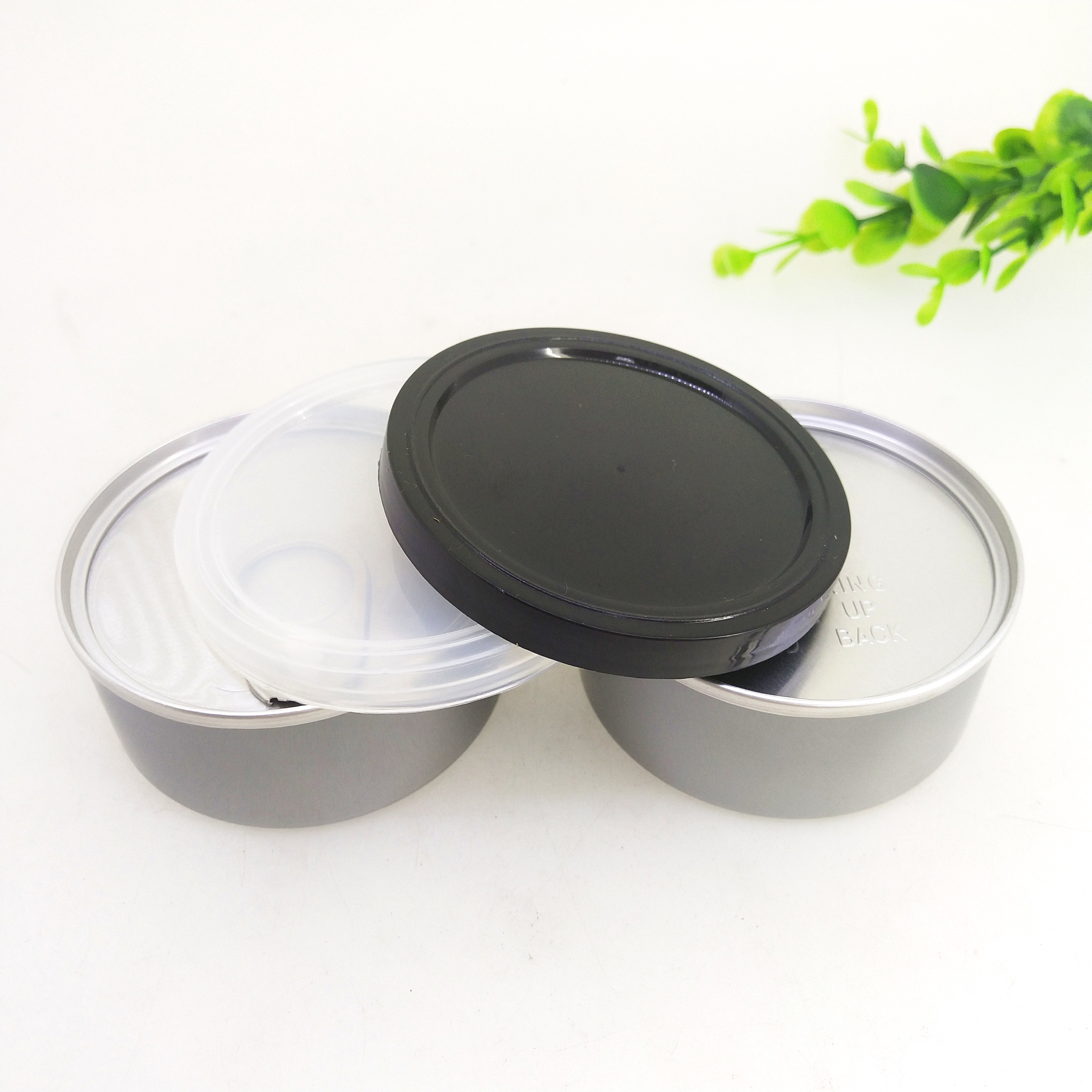 FDA Empty Tin Cans / Pop Top Easy Open Canned Fishery Ring Pull Metal ...