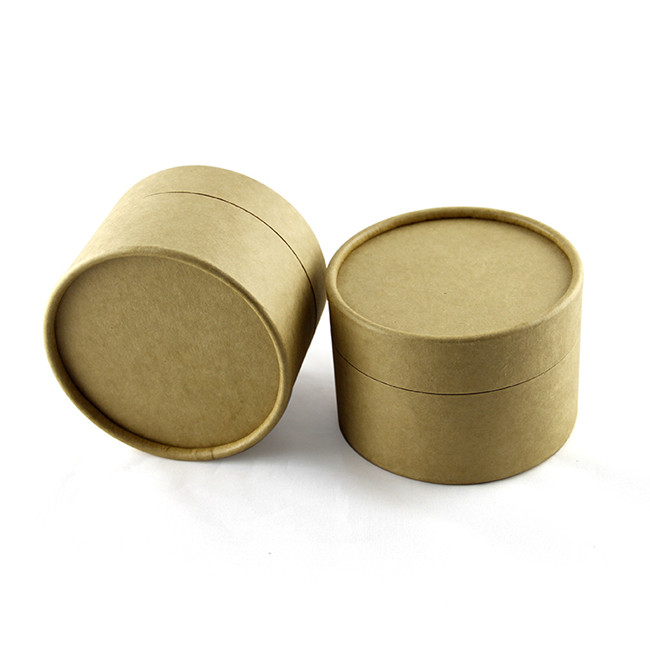 Eco-friendly Round Plain Cardboard Packaging Cans Packaging for Gift ...