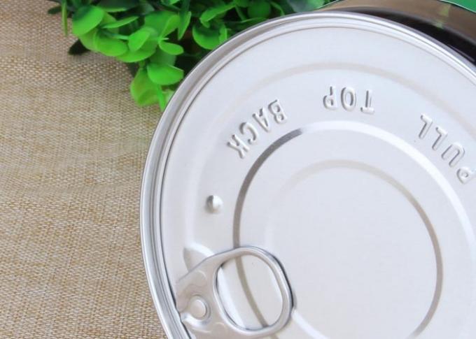 Canned Red Aluminum Lid Beverage Plastic Ring Pull Can For Snack 2200ml