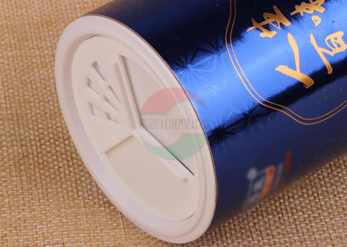 Easy Opening Labeling Custom Salt Paper Can Packaging Tube With Shaker Top
