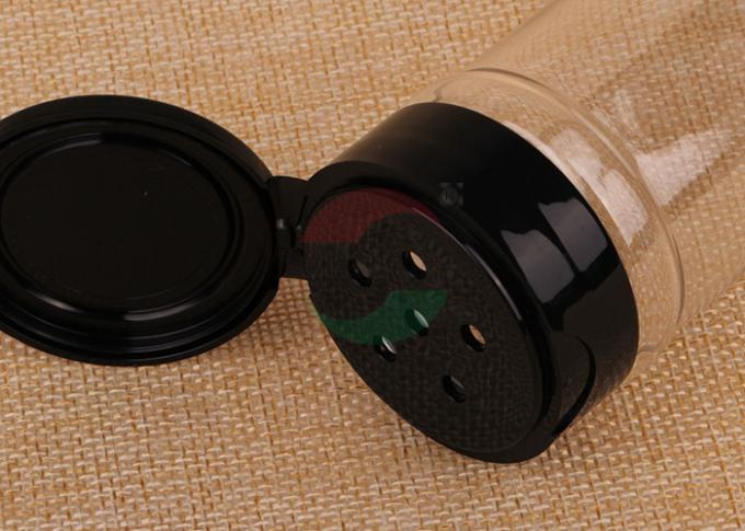 200ml Shaker Salt Pepper Bottle Transparent Plastic Bottle Containers ...